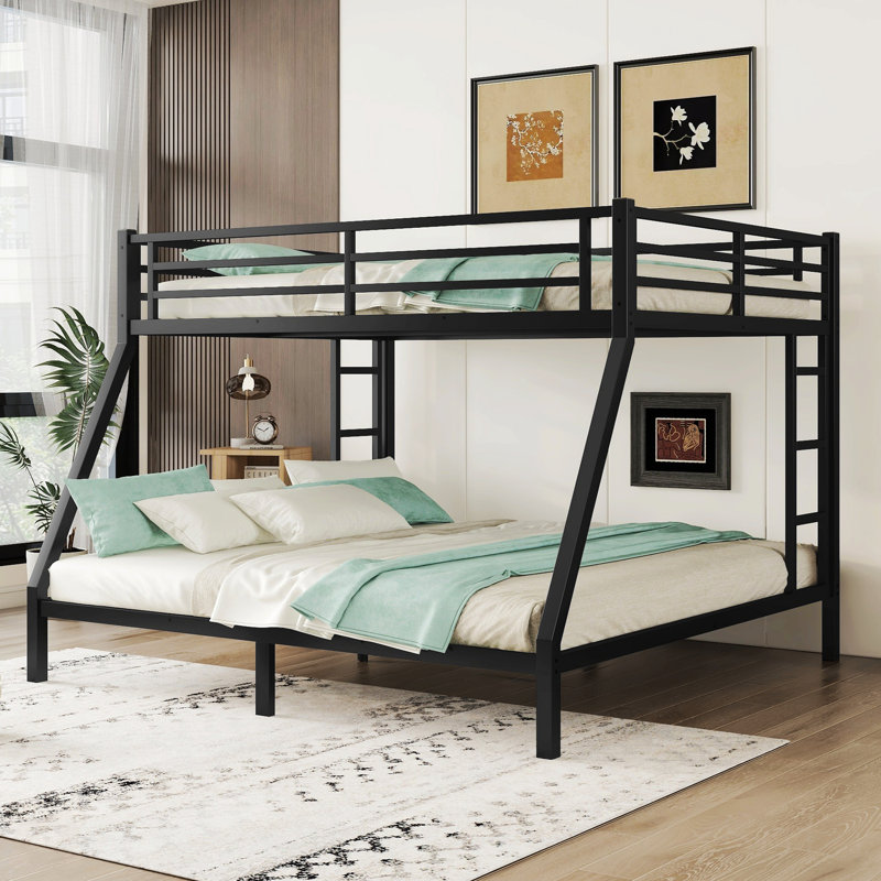 NTYUNRR Metal Queen Over King Bunk Bed For Teens And Adults Wayfair